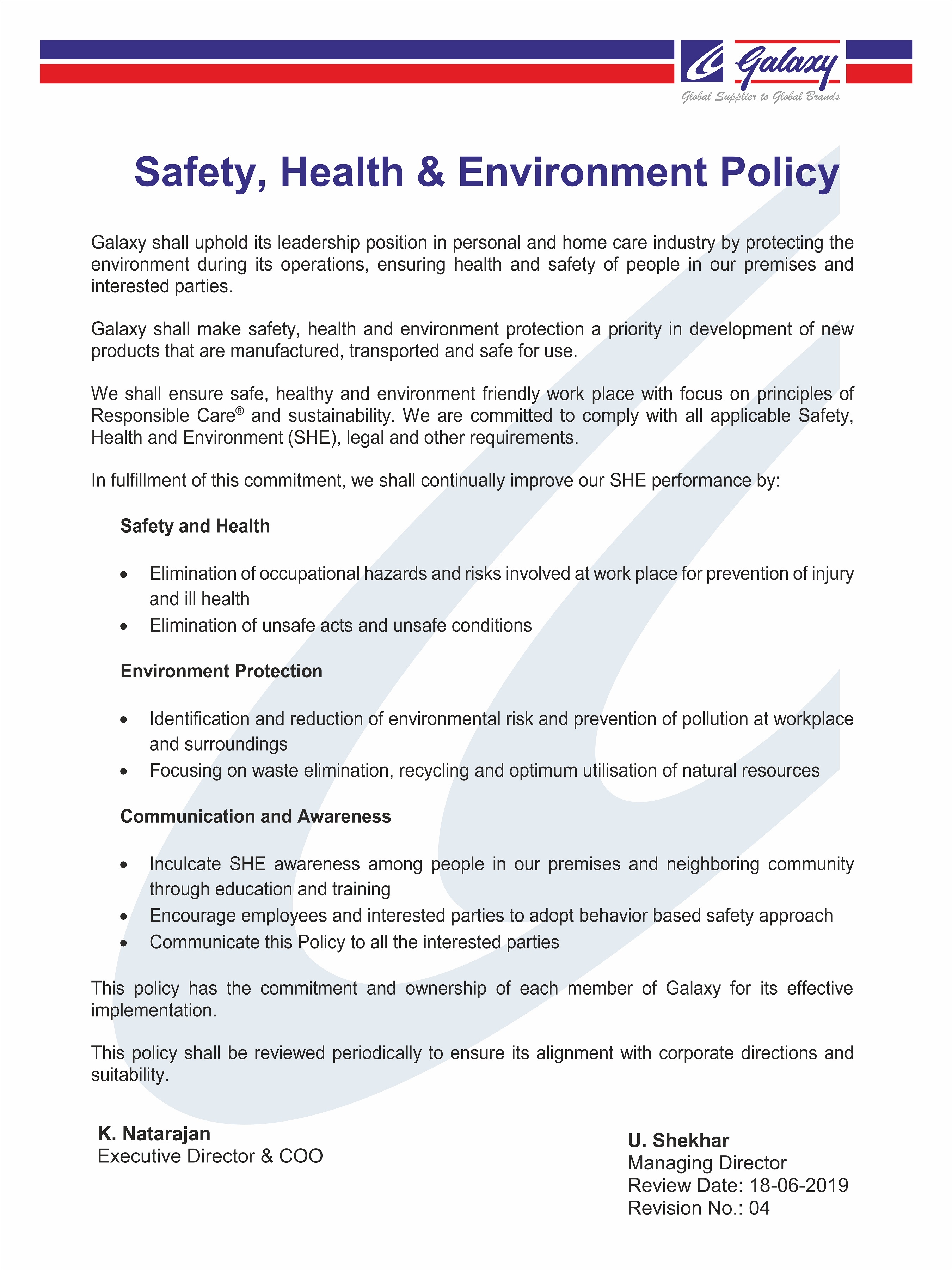 Holding sustainability at the core of business